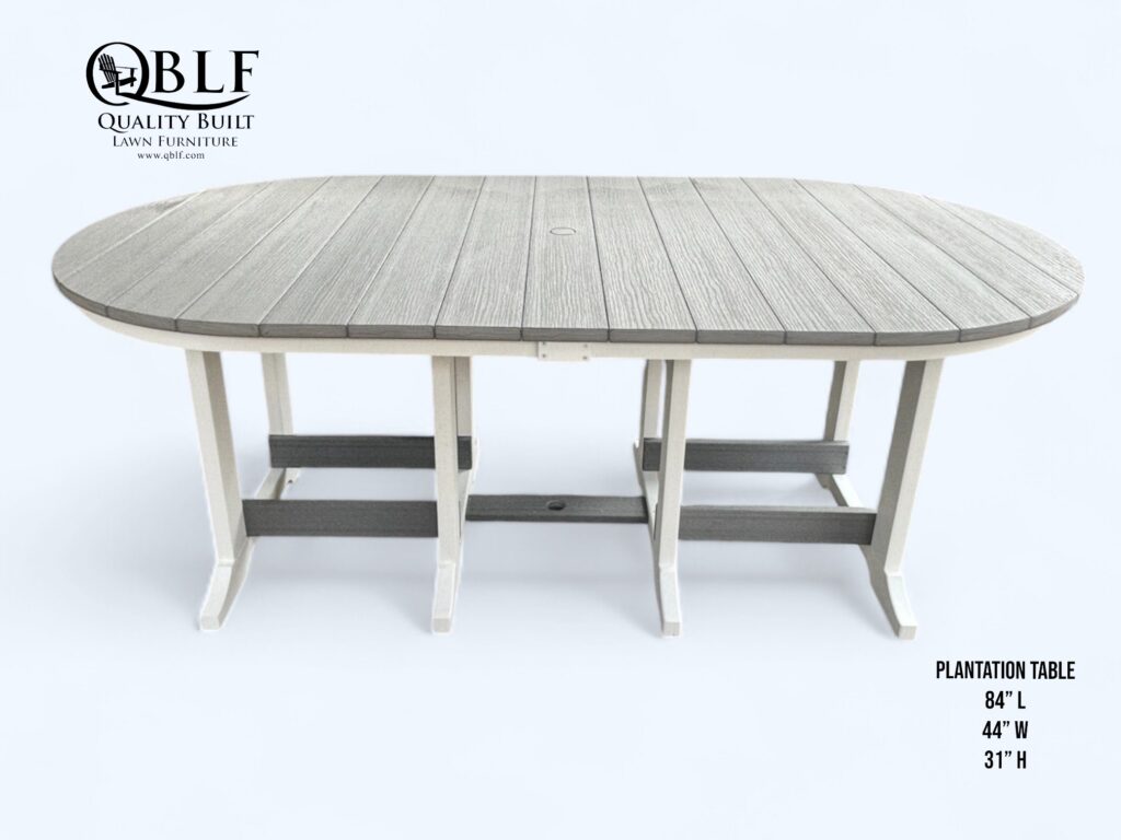 The Plantation Table - Quality Built Lawn Furniture